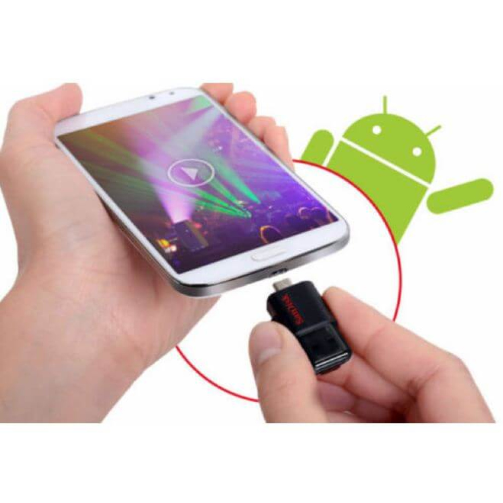 16GB SanDisk Ultra Dual OTG Micro USB Adapter Memory Stick Flash Drive 16GB