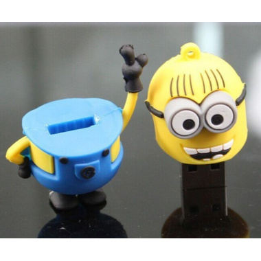 USB Flash Drive 32GB Despicable Me Minions Blue Waving minion Cartoon ...
