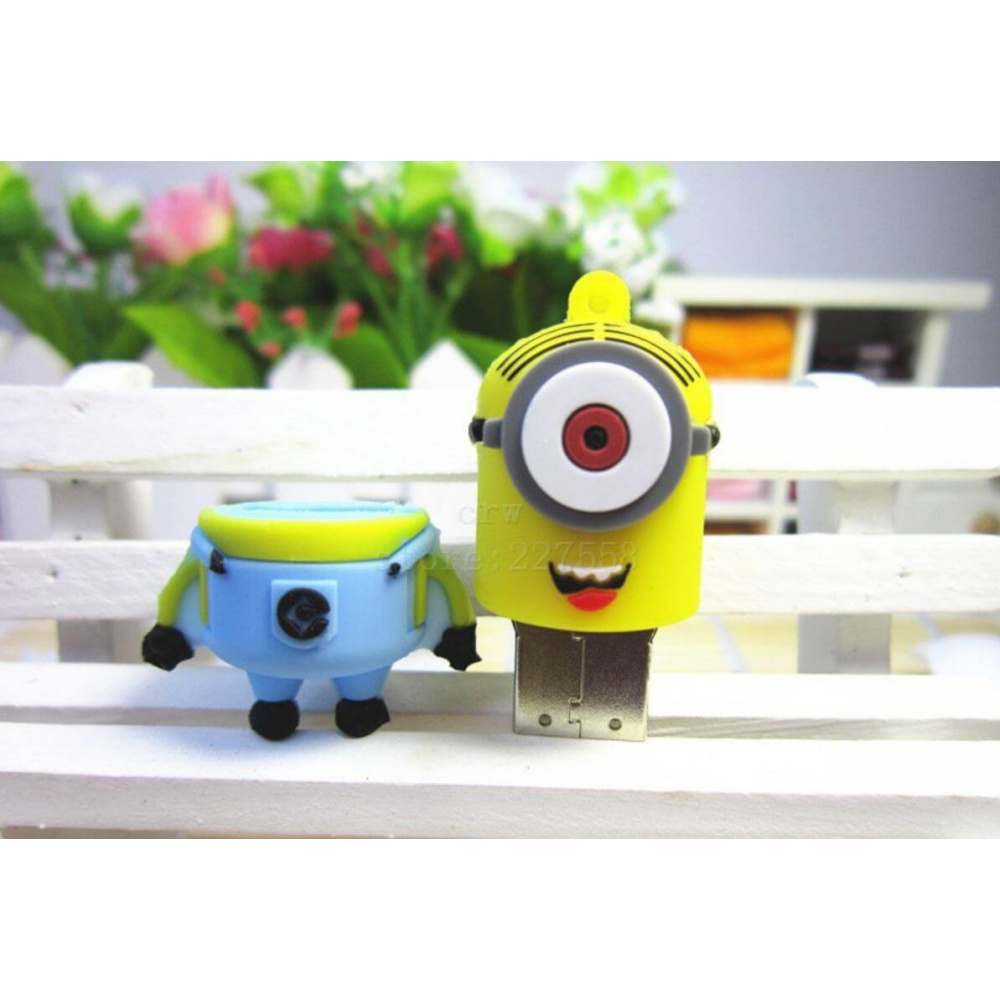 Despicable Me Minions one eye cartoon 8GB 16GB USB 2.0 flash drive usb ...