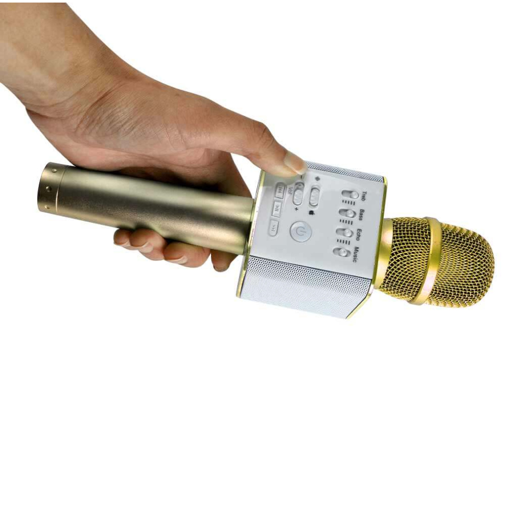 Q9 Wireless Karaoke Handheld Microphone USB KTV Player Bluetooth Mic ...