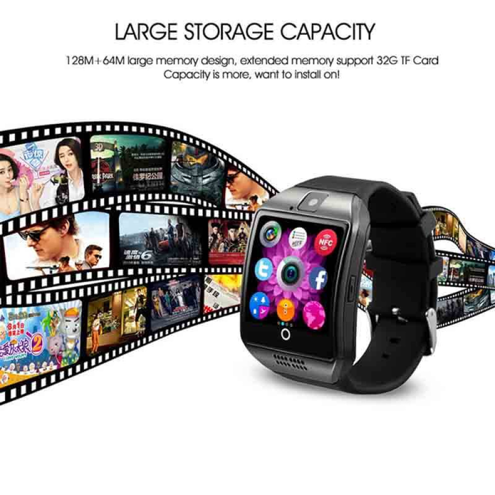 Q18 Bluetooth SIM TF Camera Smart Watch
