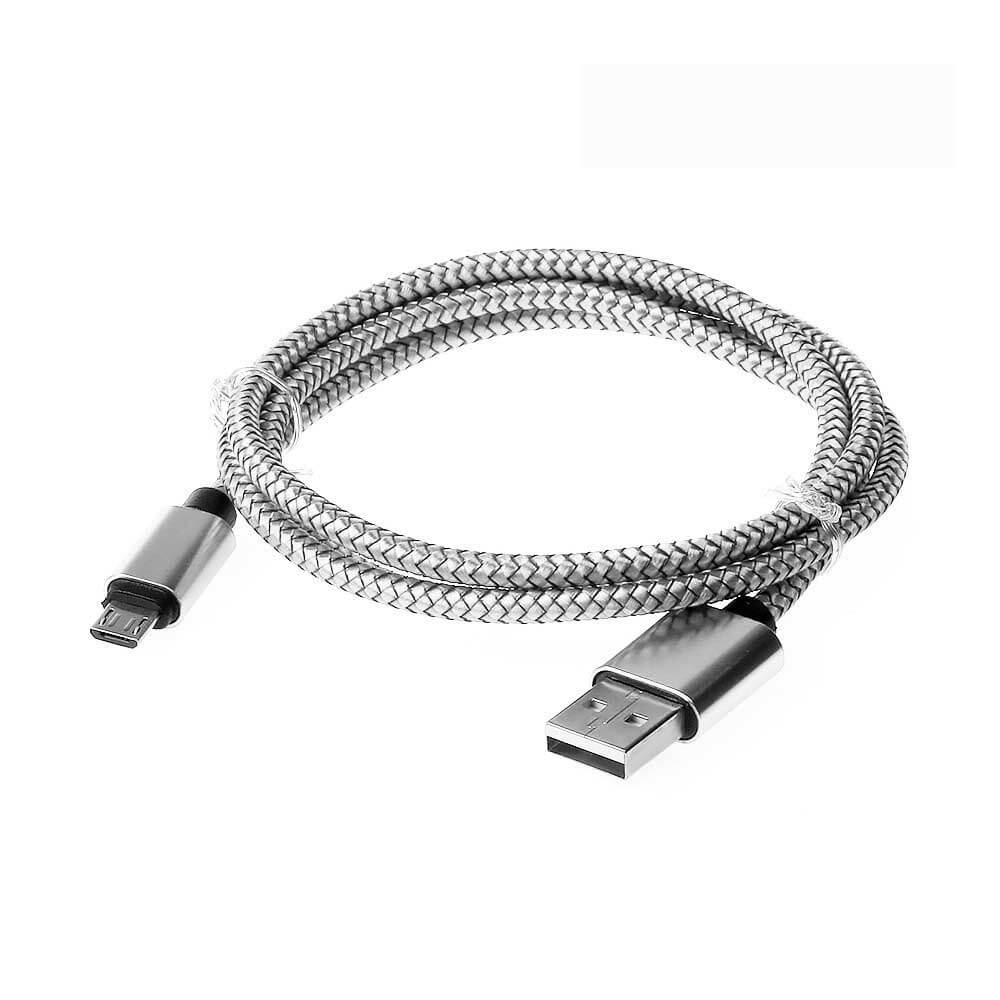Metal Micro USB Cable Data & Sync Fast Charger for Android